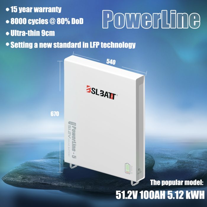 BSL Powerline 5 5.12Kwh 100Ah Lithium battery (VAT incl) - Full Circle ...